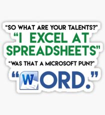 Microsoft Word Stickers | Redbubble