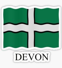 Devon Flag Stickers | Redbubble
