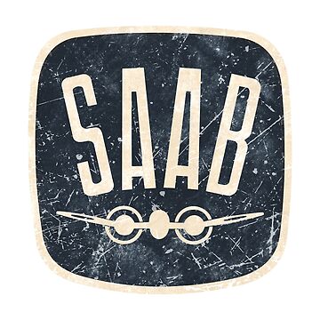 "SAAB Car Vintage Retro Logo" Poster for Sale by turboscope | Redbubble