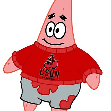 "Patrick loves CSUN" Sticker for Sale by makpendleton | Redbubble