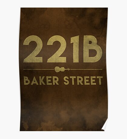 221b Baker Street: Posters | Redbubble