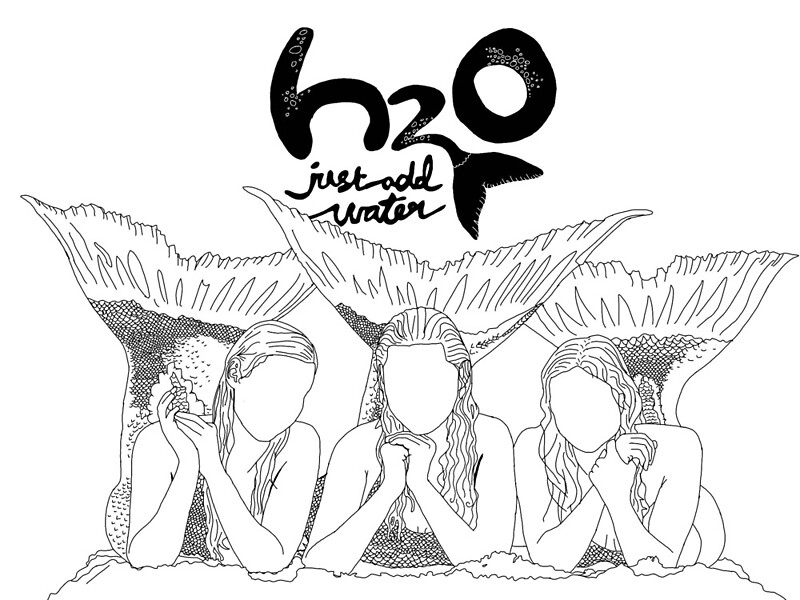 "H2O just add water artwork" by luluhoney | Redbubble