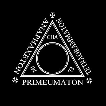 "Triangle of the Art - Goetia (white)" Photographic Print for Sale by ...