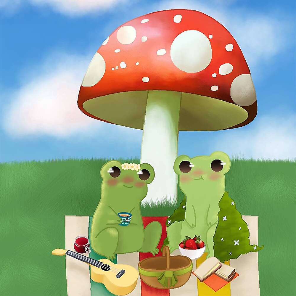 "Summer frogs" by WellisArt | Redbubble