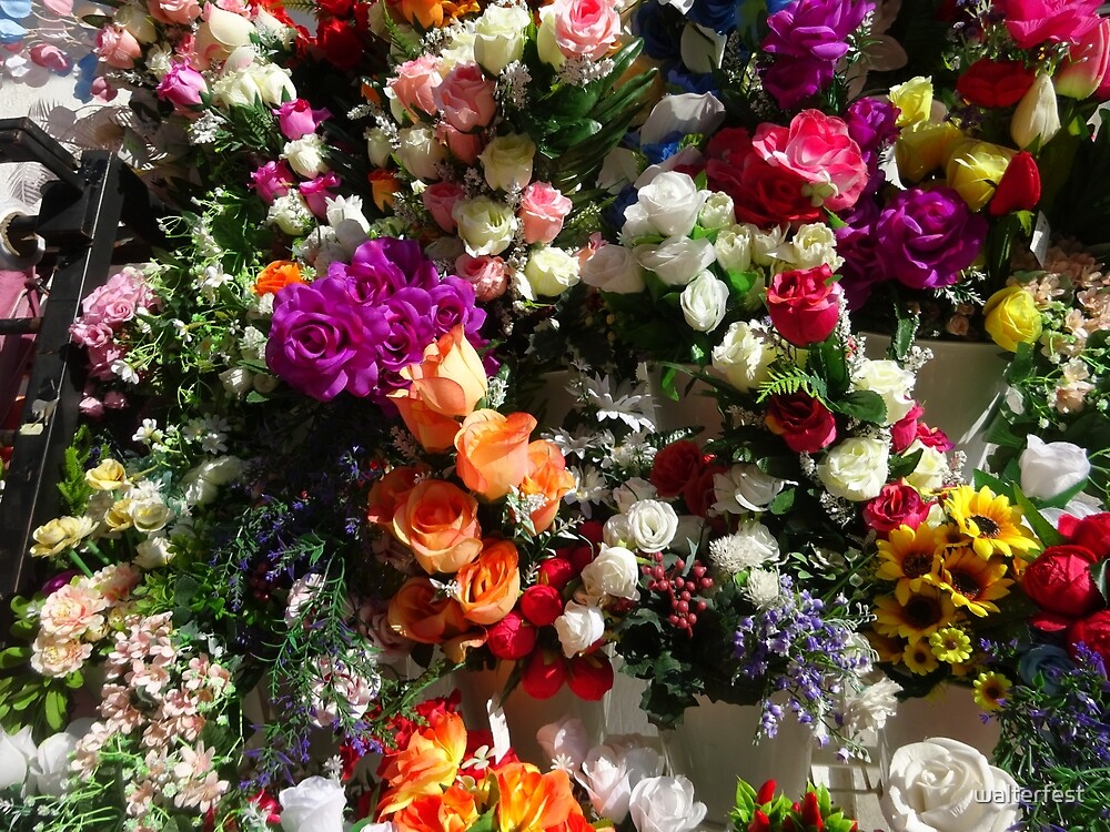 "flowers that look real - 1" by walterfest | Redbubble