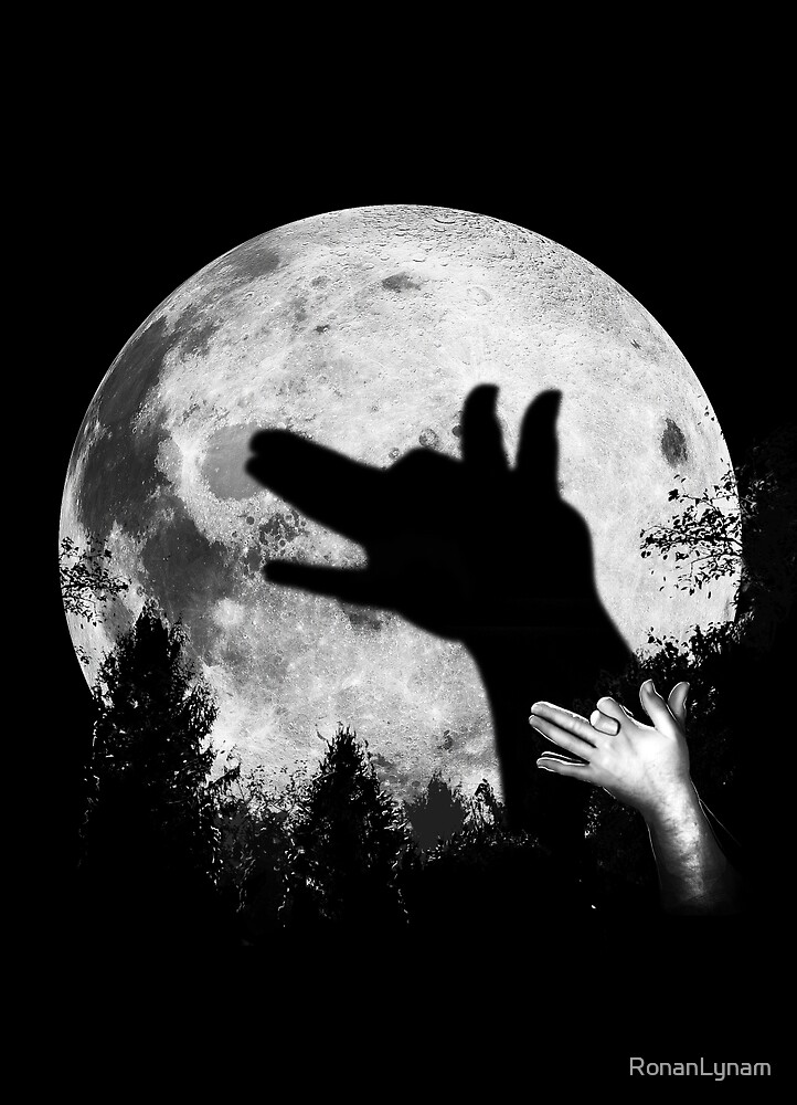 "Bark At The Moon!" by RonanLynam | Redbubble