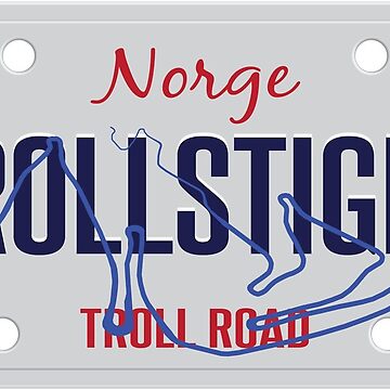 "Trollstigen The Troll Road Norway T-Shirt Sticker 02" Metal Print for ...