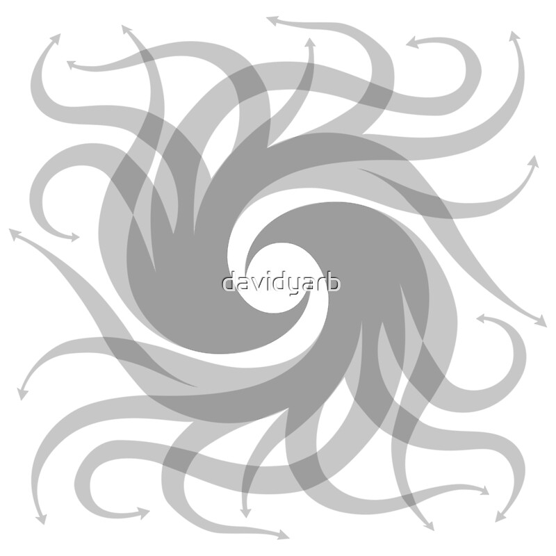 "Hydra Squid Spirals" by davidyarb | Redbubble
