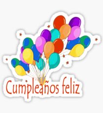 Feliz Cumpleanos: Pegatinas | Redbubble