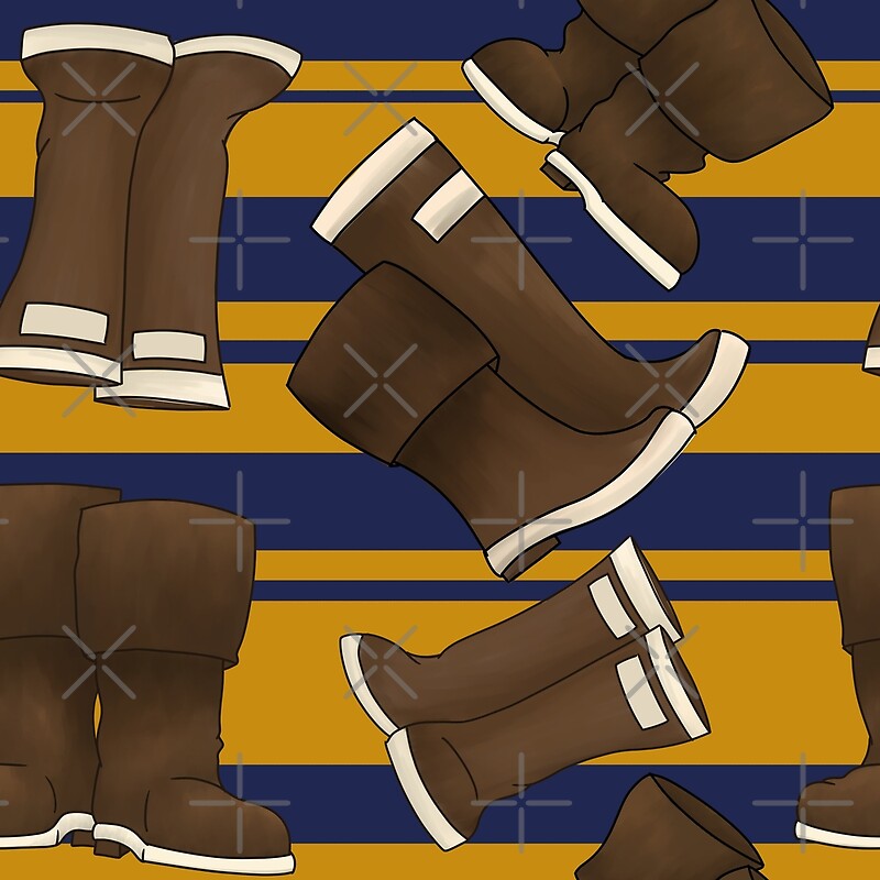 "Copy of Rain Boot Pattern " by Krystal Thomas | Redbubble
