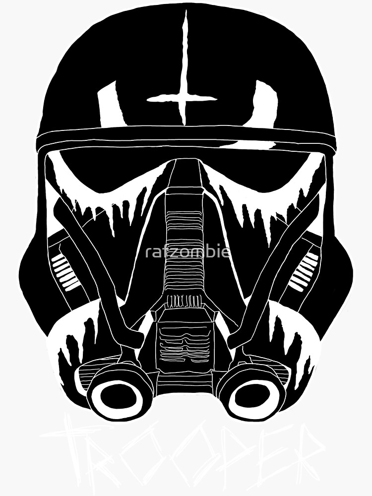 "death trooper" Sticker by rafzombie | Redbubble