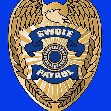 "Swole Patrol" Sticker for Sale by Alpha Nerdy | Redbubble