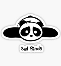 Sad Panda: Stickers | Redbubble