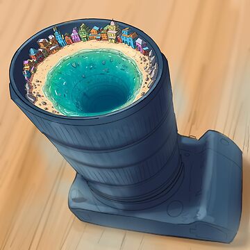 "Camera Lens Beach " Sticker for Sale by Jesse Martin | Redbubble