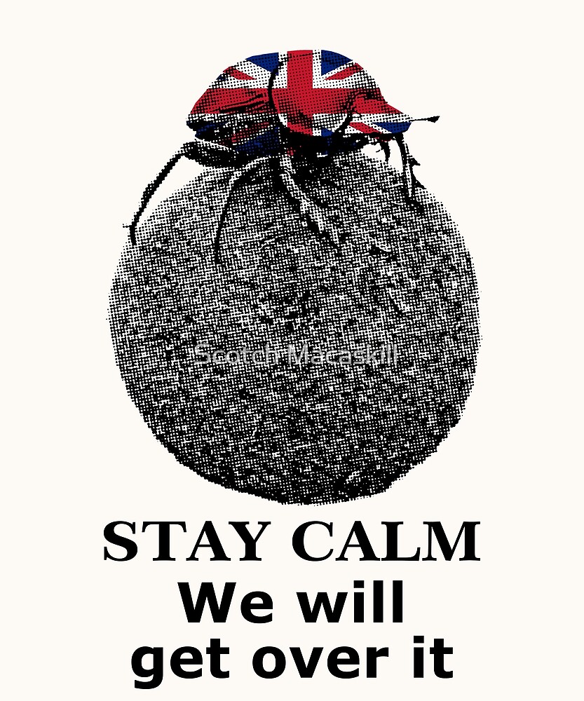 "Dung Beetle "We will get over it" British Motivational" by Scotch ...