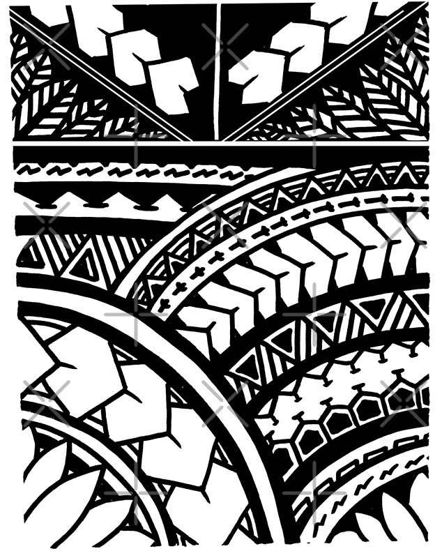 Polynesian All Over Tribal Print By Integralapparel Redbubble