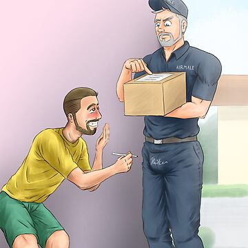 "Wrong package" Sticker for Sale by mikedoodly | Redbubble