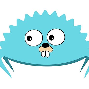 "Go Ferris Go! - GoLang Gopher & Rust Ferris Crab Crossover" Sticker for Sale by Dimitrios ...
