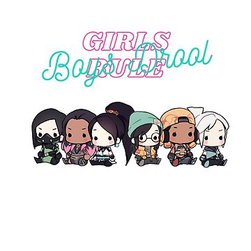 "Girls Rule Boys Drool Cute Chibi Design Sage Jett etc" Apron for Sale ...