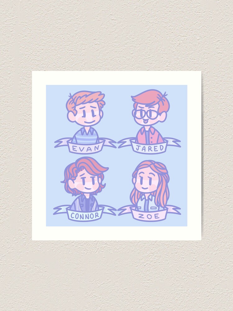 "Dear Evan Hansen" Art Print by preshfinn | Redbubble