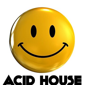 "Acid House Smiley" Sticker for Sale by RudieSeventyOne | Redbubble