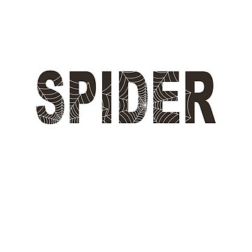 "Spider word with graphic" Art Board Print by Espensy | Redbubble