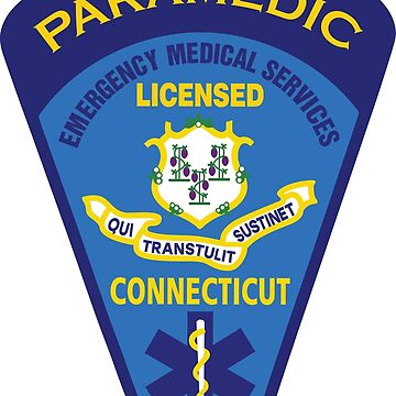"CT Paramedic Patch" Sticker for Sale by SeanC898 | Redbubble