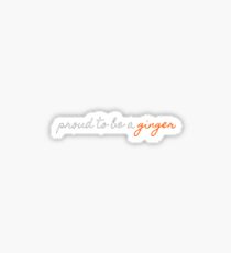Ginger Stickers | Redbubble