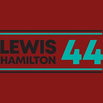 "F1 Lewis Hamilton 44 " Sticker for Sale by TeeTrendingCo | Redbubble