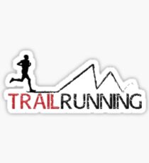 Trail Running: Stickers | Redbubble