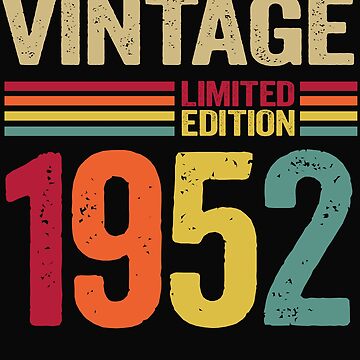 "70 Year Old Gifts Vintage 1952 70th Birthday gift" Cap for Sale by ...