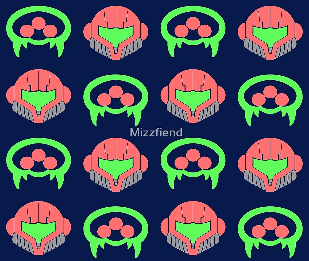 "Metroid Pattern" by Mizzfiend | Redbubble