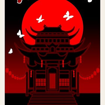 "Ghost City retro travel poster - TGCF" Sticker for Sale by Antares ...