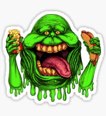 Ghostbusters Slimer Stickers | Redbubble