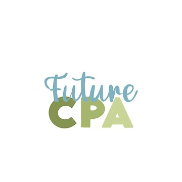 "Future CPA" Sticker for Sale by accountingann | Redbubble