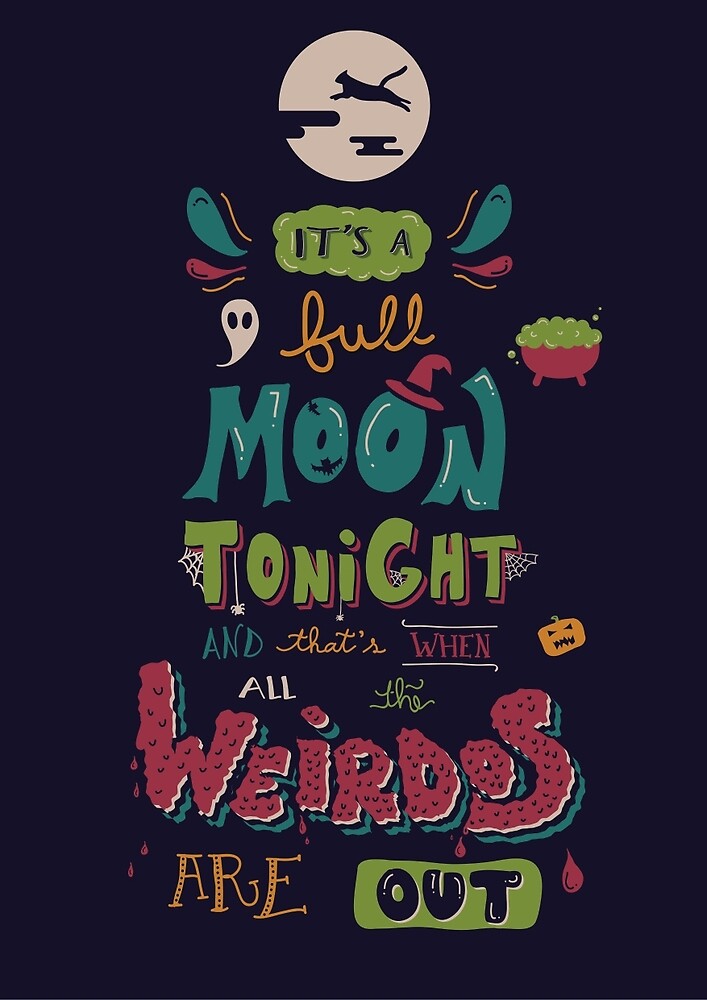"Hocus Pocus Lettering" by Isabel Silva | Redbubble