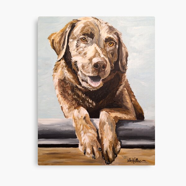 Chocolate Lab Wall Art | Redbubble