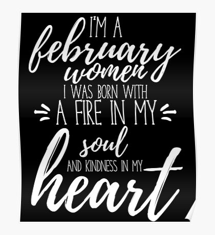 February Birthday: Posters | Redbubble