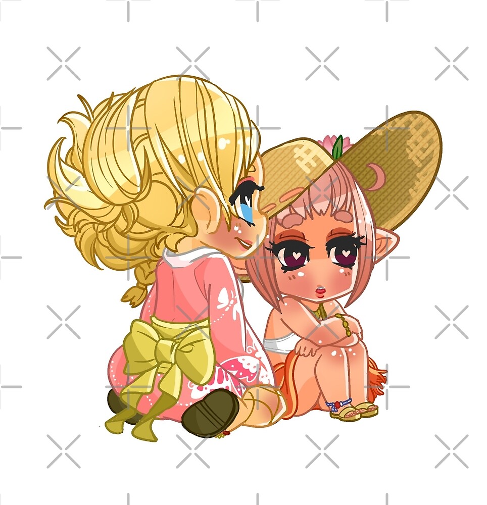 "FFXIV Beach - Minfilia Tataru" by R. ART | Redbubble