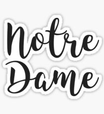 Notre Dame: Stickers | Redbubble