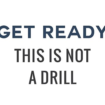 "Get Ready" Sticker for Sale by jenniferzalzal | Redbubble