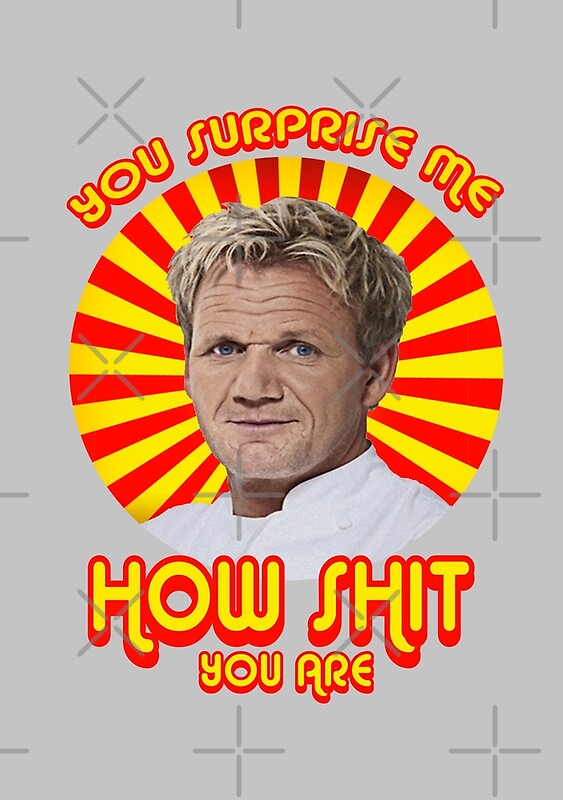 Gordon Ramsay: Greeting Cards | Redbubble