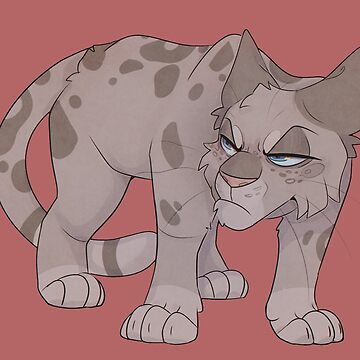 "Ashfur" Sticker for Sale by HighRollerYT | Redbubble