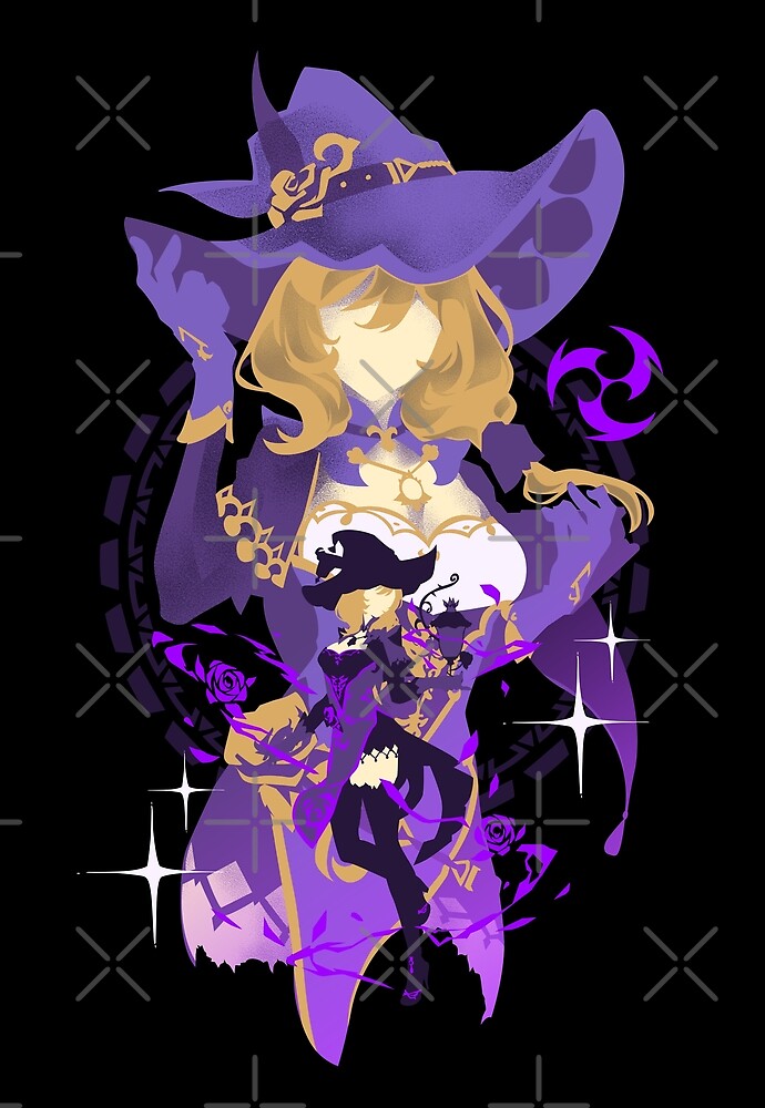 "Lisa Witch of Purple Rose" by Hypertwenty Designs | Redbubble