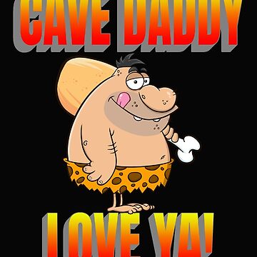 "CAVE DADDY, LOVE CAVEMAN, CAVEMAN VALENTINE, DORKY VALENTINE GIFT ...