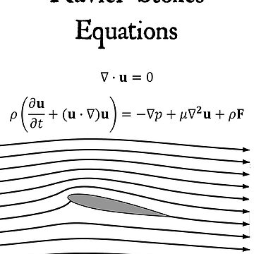 Impression rigide for Sale avec l'œuvre « Navier-Stokes Equations Fluid ...