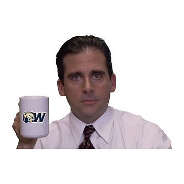 "Michael Scott Wingate University" Sticker for Sale by aidenhorn8 ...
