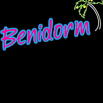 "Benidorm , Designer Classic T-Shirt.png" Sticker for Sale by ...
