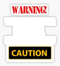 Warning Fangirl Stickers | Redbubble