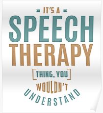 Speech Therapy Posters | Redbubble